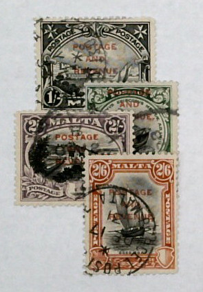 160-63 - 1928 Malta - Mystic Stamp Company