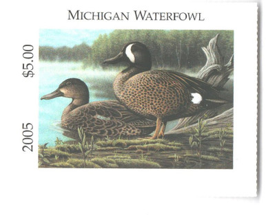 SDMI30 - 2005 Michigan State Duck Stamp - Mystic Stamp Company
