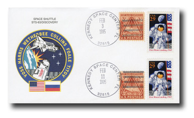 STS63 - STS-63 Launch & Return Covers - Mystic Stamp Company