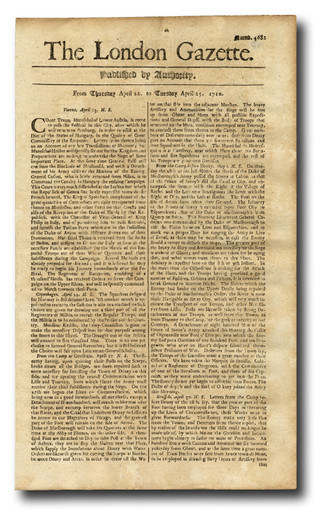 MA1888 - 1700s Great Britain Newspaper, No Stamp - Mystic Stamp Company