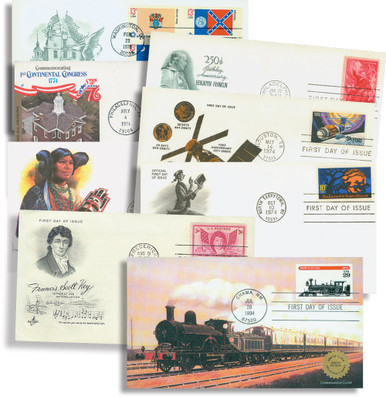M11824 - US First Day Cover Collection, 60 Covers, Mystic's Choice ...