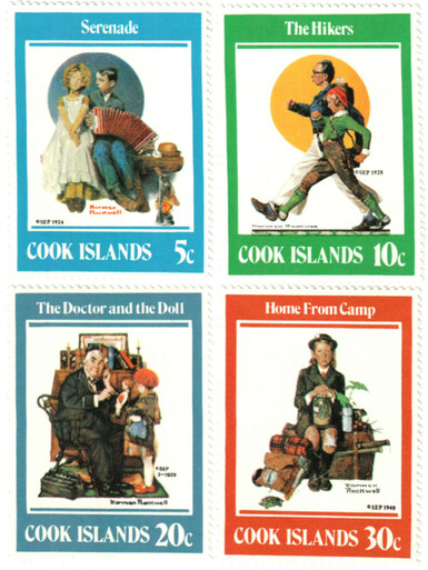 683-86 - 1982 Cook Islands - Mystic Stamp Company