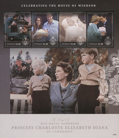 M11681 - 2015 Birth of Princess Charlotte Sheet 4 - Mystic Stamp Company