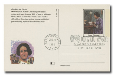 UX214 - 1995 20c Civil War, Mary Chestnut, First Day Issue Postal Card ...