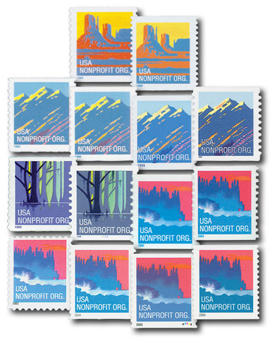M8391 - 1995-2004 American Scenes, 14 Stamps - Mystic Stamp Company