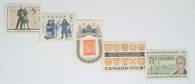 396-400 - 1962 Canada - Mystic Stamp Company
