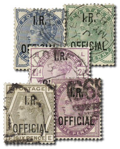 O2-6 - 1882-85 Great Britain - Mystic Stamp Company