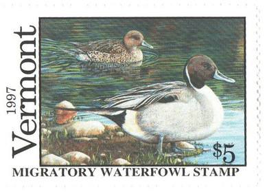 SDVT12 - 1997 Vermont State Duck Stamp - Mystic Stamp Company