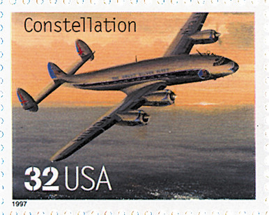 3142m - 1997 32c Classic American Aircraft: Constellation - Mystic ...