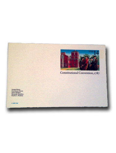 UX116 - 1987 14c Constitutional Convention, Postal Card - Mystic Stamp ...
