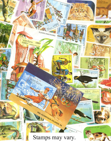 M5021 - 1994 Laos set of 28 stamps & 3 S/S, mint - Mystic Stamp Company