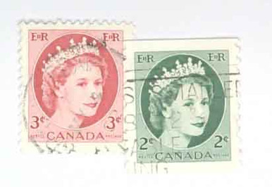 339//45 - 1954 Canada - Mystic Stamp Company