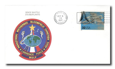 STS86R - STS-86 Return Cover - Mystic Stamp Company