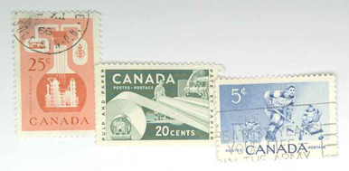 359//63 - 1956 Canada - Mystic Stamp Company