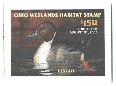 SDOH25 - 2006 Ohio State Duck Stamp - Mystic Stamp Company