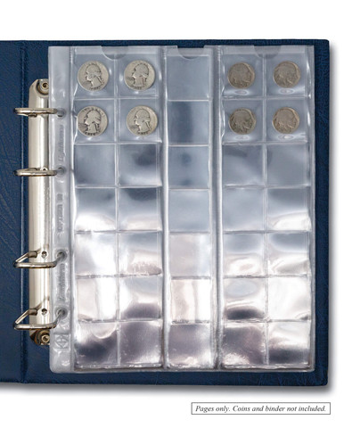 GS3001 - Lighthouse Optima Coin Pages, For US Nickles and Quarters ...