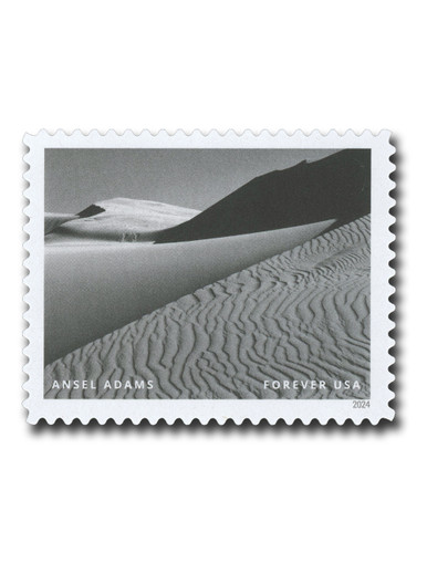 5854p - 2024 First-Class Forever Stamp - Photographs by Ansel Adams: Dunes, Oceano, California ...
