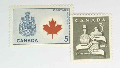 429A//43 - 1965-66 Canada - Mystic Stamp Company