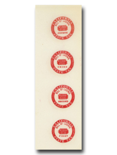 MA1926 - 1858-61 $2 on $1,000, California Bill of Lading Stamp, No ...