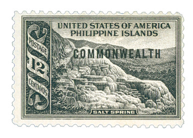 PH438 - 1940 12c Salt Spring, Black, Commonwealth Overprint in Black ...