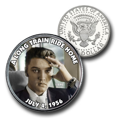 CNS1050 - Elvis Presley "A long Train Ride Home" US Half Dollar ...