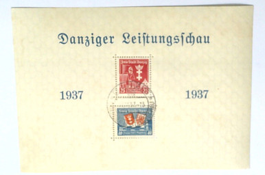 B21a - 1937 Danzig - Mystic Stamp Company