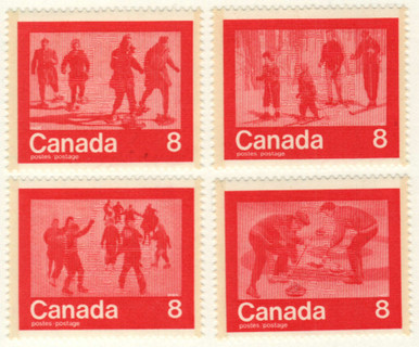 644-47 - 1974 Canada - Mystic Stamp Company