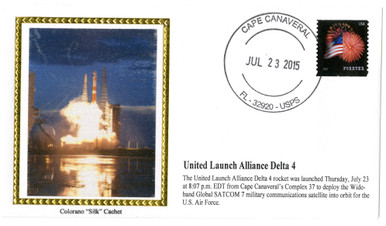SPC1568 - United Launch Alliance Delta 4 7/23/2015 - Mystic Stamp Company