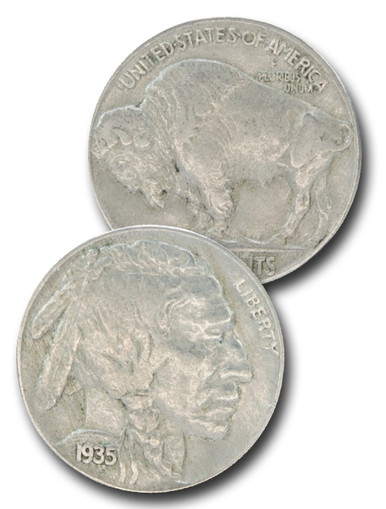 CN-935 - 1935 Buffalo Nickel - Mystic Stamp Company