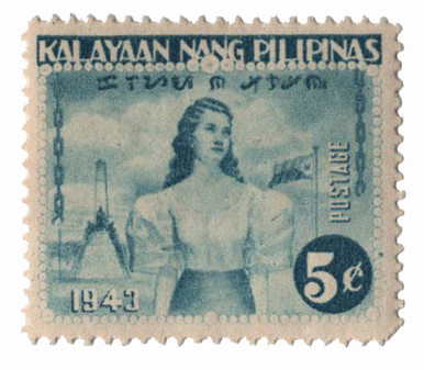 PHN29 - 1943 5c Philippines Occupation Stamp, Filipina & Philippine ...
