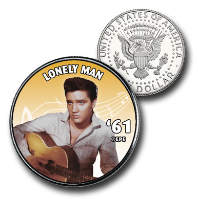 CNS2061 - Elvis Presley "Lonely Man" US Half Dollar Commemorative Coin ...