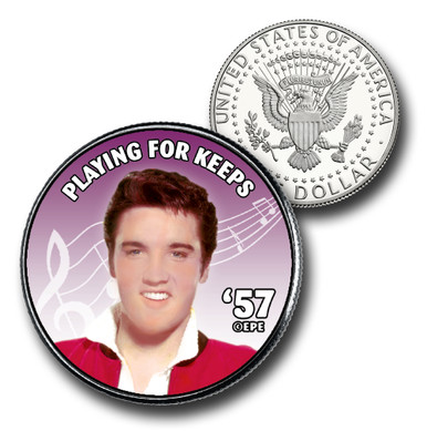 CNS2078 - Elvis Presley "Playing for Keeps" US Half Dollar ...