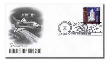 AC253 - 07/11/2000, USA, World Stamp Expo 2000 Space Achievement Day ...