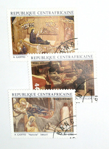 C323-25 - 1986 Central African Republic - Mystic Stamp Company