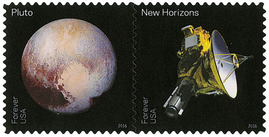 5077-78 - 2016 First-Class Forever Stamp - Pluto Explored! - Mystic ...
