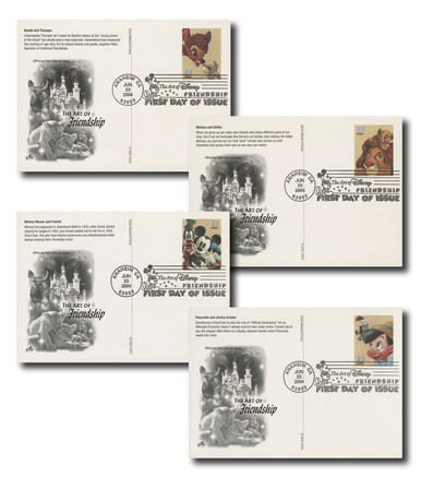UX407-10 - 2004 23c Disney Friendship, First Day Issue Postal Card ...