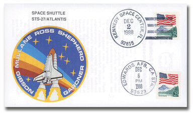 STS27 - STS-27 Launch & Return Covers - Mystic Stamp Company