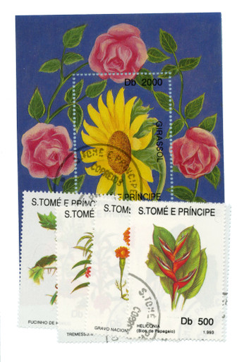 1105-10 - 1993 St. Thomas & Prince Islands - Mystic Stamp Company
