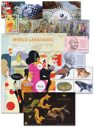 UNYS2019 - 2019 United Nations New York Year Set - Mystic Stamp Company