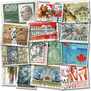 M8554 - Portugal, 300 Different Stamps - Mystic Stamp Company