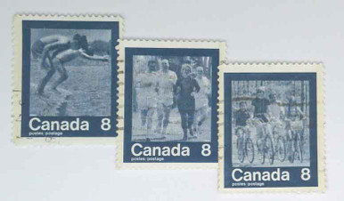 629-31 - 1974 Canada - Mystic Stamp Company