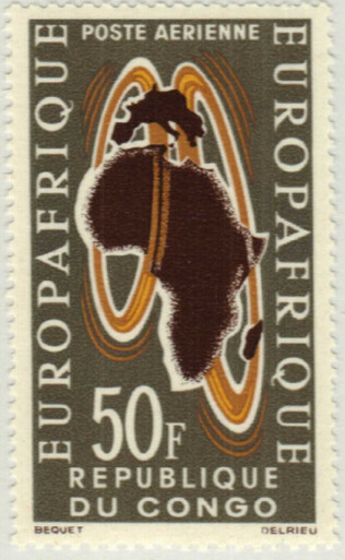 C16 - 1963 Congo, People's Republic - Mystic Stamp Company