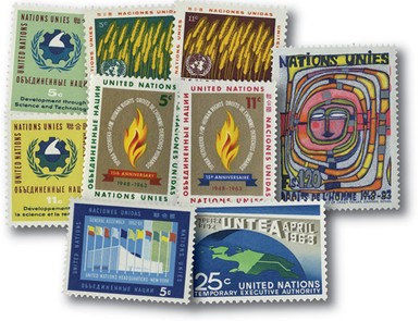 UNYS1963 - 1963 United Nations New York Year Set - Mystic Stamp Company