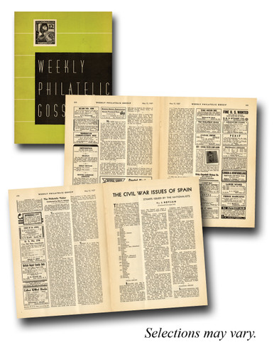 KS1058 - 1935-51 Weekly Philatelic Gossip Magazine - Mystic Stamp Company