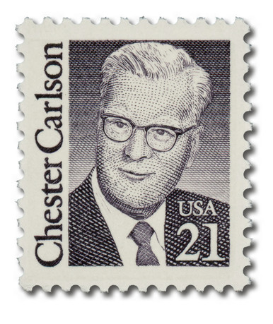 2180 - 1988 21c Great Americans Series: Chester Carlson - Mystic Stamp ...
