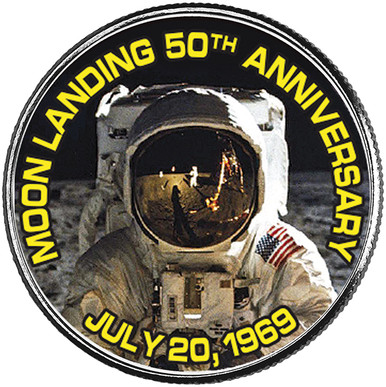 GD190 - Moon Landing Coin - Mystic Stamp Company