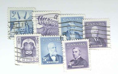 349//61 - 1954-56 Canada - Mystic Stamp Company