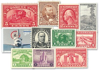 US170 - $100 in US Stamps - Mystic Stamp Company