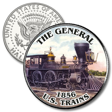 CNS9000 - Trains "The General" US Half Dollar Commemorative Coin ...