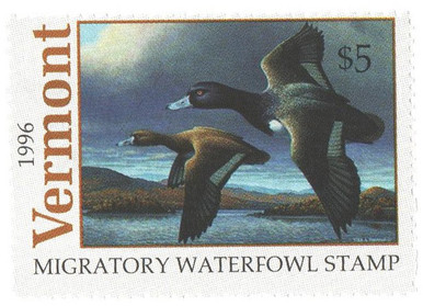 SDVT11 - 1996 Vermont State Duck Stamp - Mystic Stamp Company